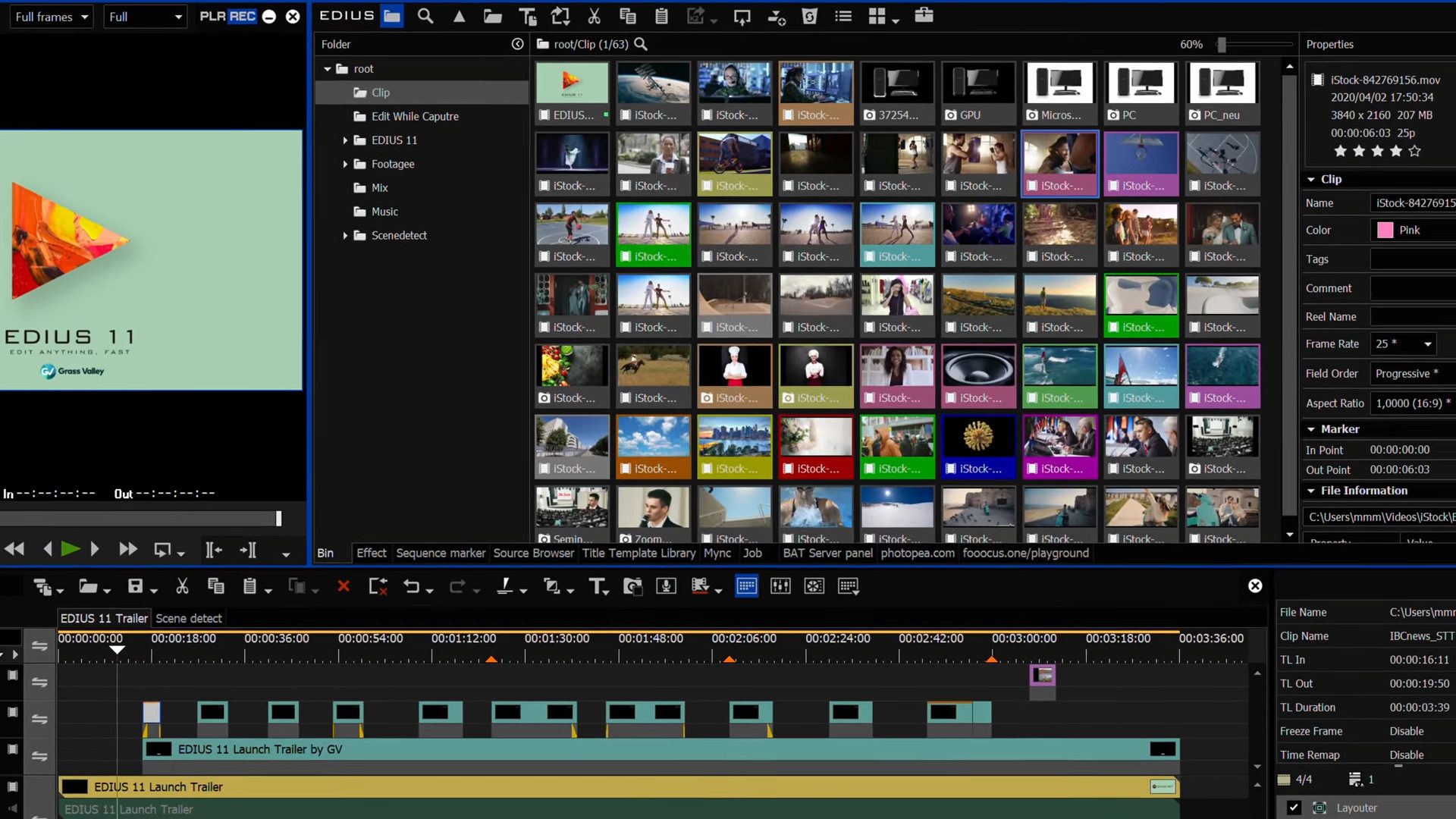 EDIUS 11.40: Faster Bins, Smarter AI, and Edit-as-you-Capture - DIGITAL ...