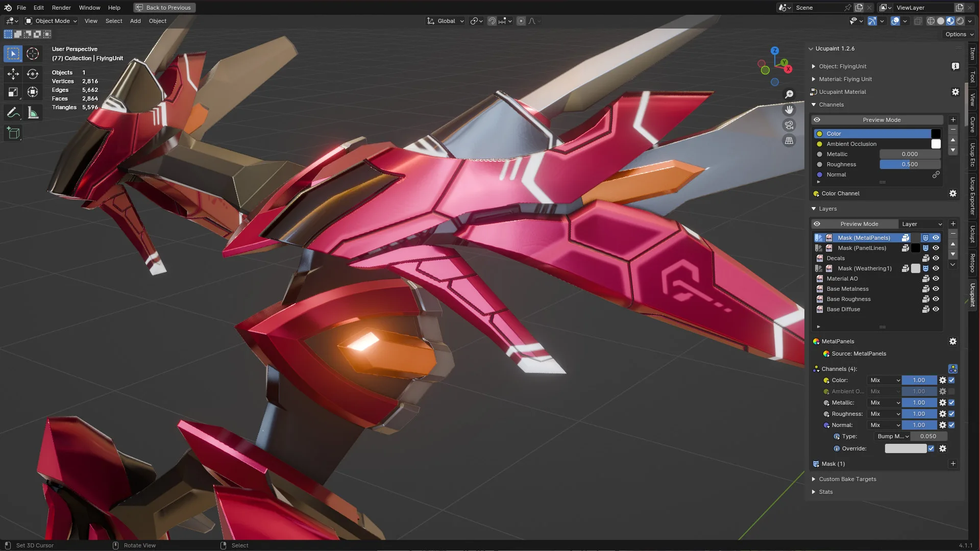 Ucupaint 2.4.0 with alpha channel and decal-constraints - DIGITAL ...