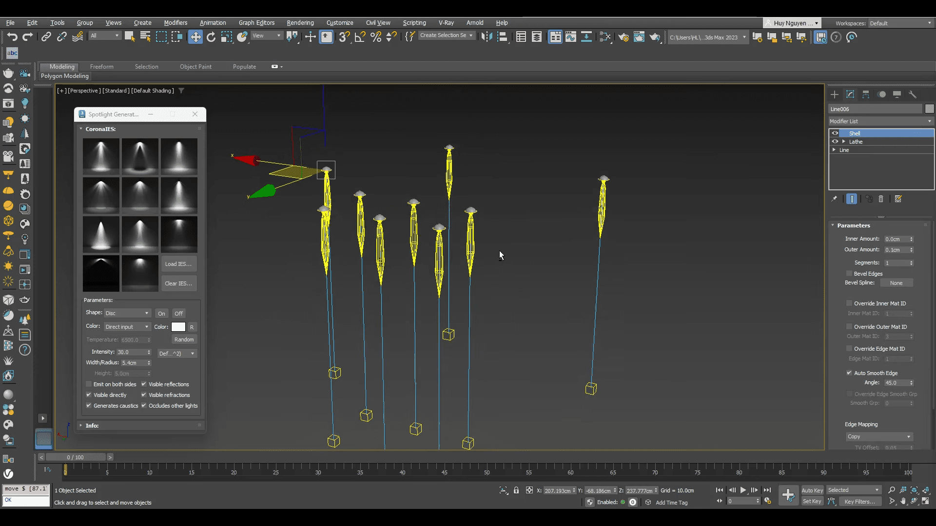 Spotlight Generator for 3ds Max Automates IES Light Setup for Corona ...