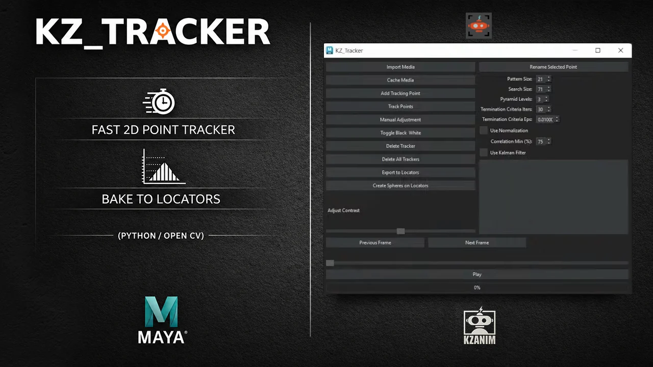 KZ_Tracker turns video into Maya curves - DIGITAL PRODUCTION