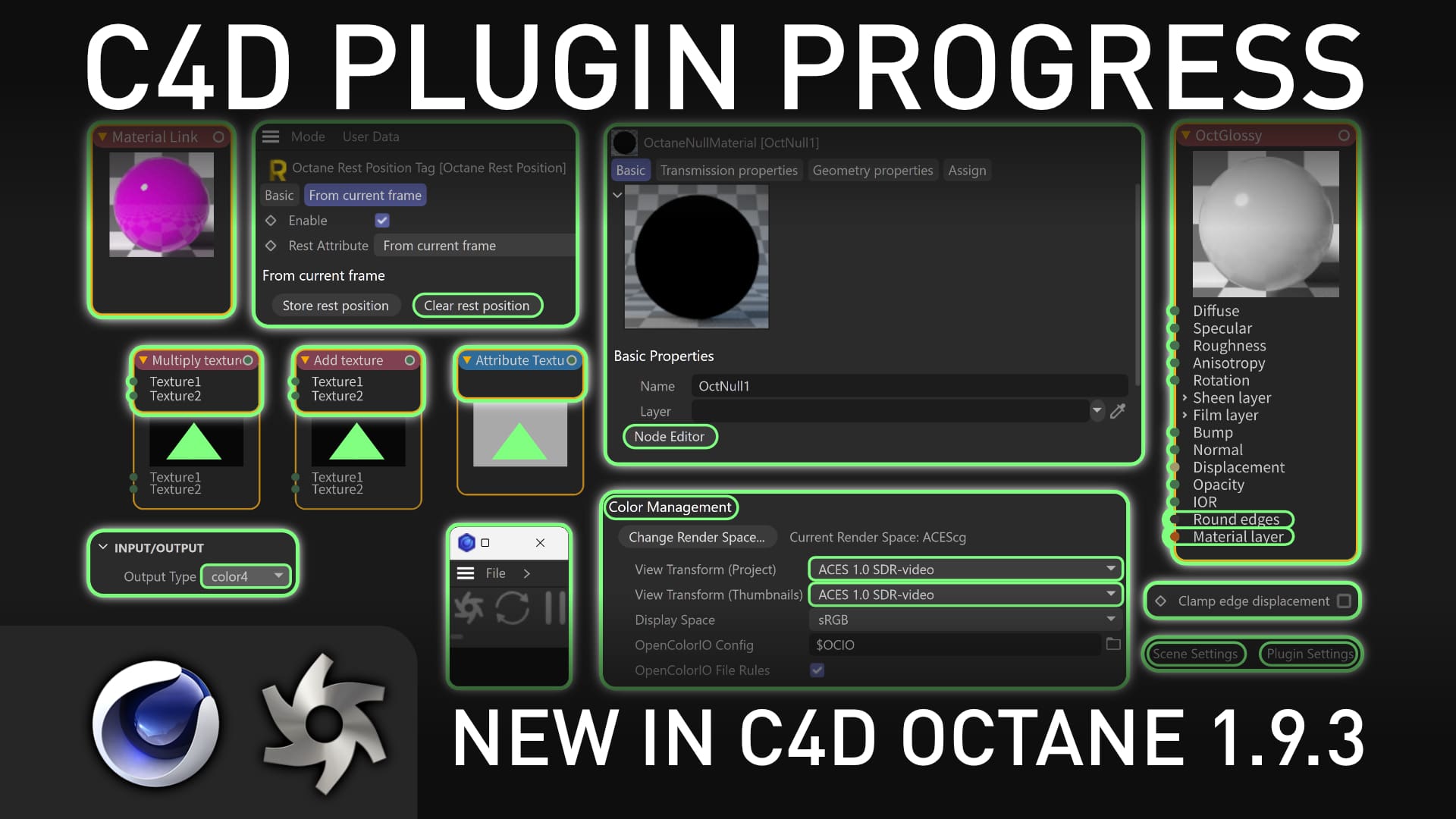 C4D Octane: 1.9.x Update Features Video - DIGITAL PRODUCTION